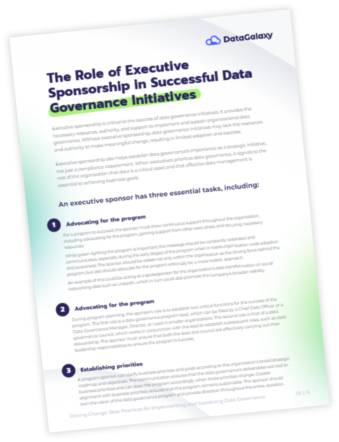 Driving Change: Best Practices for Implementing and Sustaining Data ...