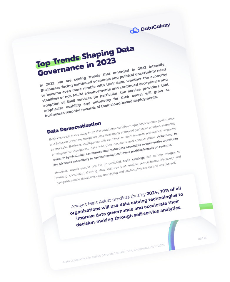 White Paper - Data Governance: 5 Trends Transforming Organizations in 2023